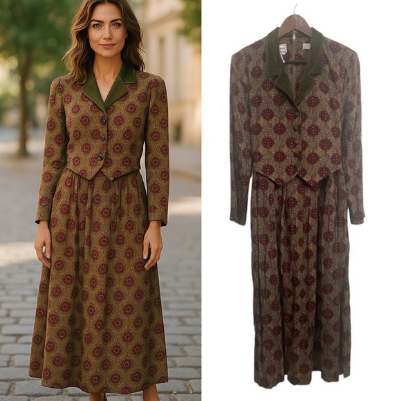 karin stevens | Dresses | Karin Stevens 8s Vest Overlay Dress Us 4 ...